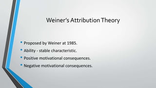 Expectancy-Value Theory of Achievement Motivation | PPTX