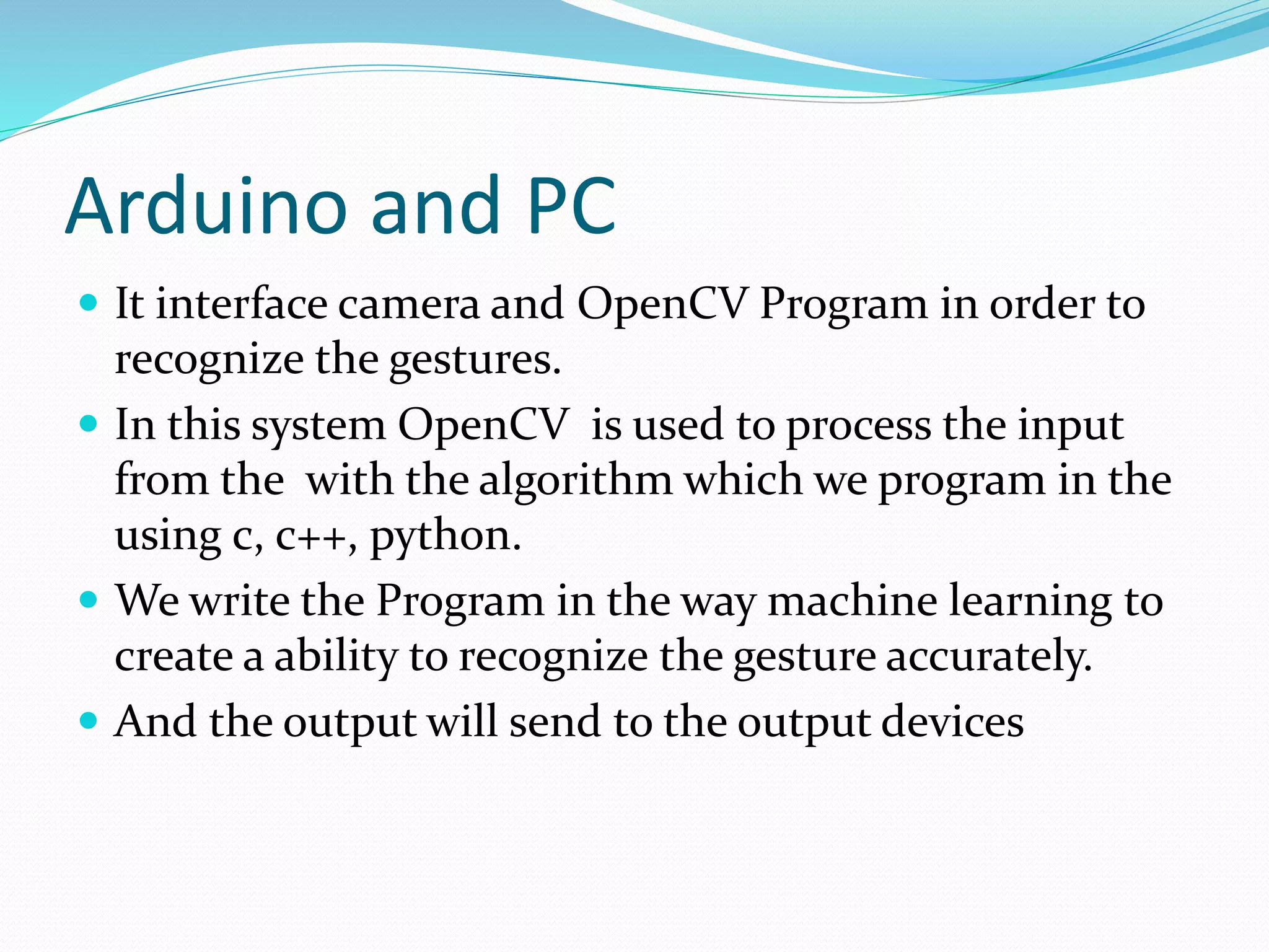 Hand Gesture Recognition system for deaf and dump people | PPTX