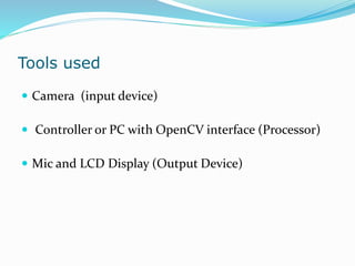 Hand Gesture Recognition system for deaf and dump people | PPTX