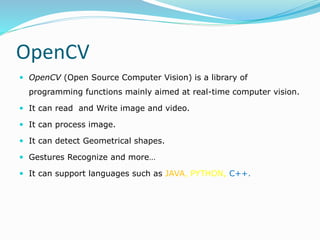 Hand Gesture Recognition system for deaf and dump people | PPTX