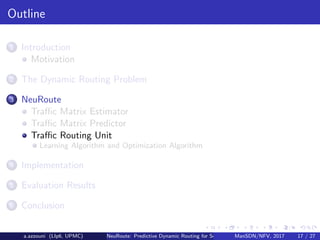 NeuRoute: Predictive Dynamic Routing for Software-Defined Networks | PDF | Computer Networking ...