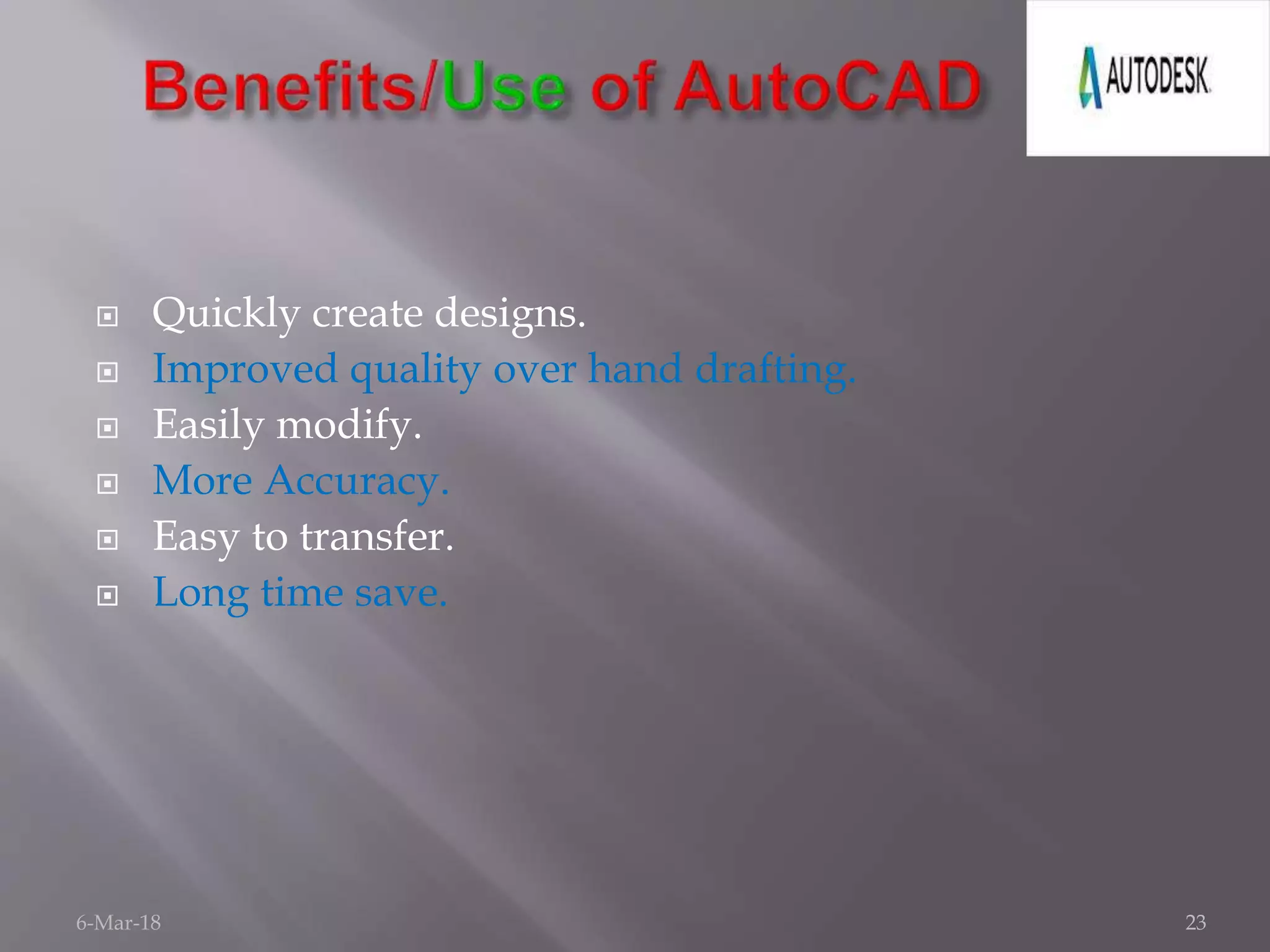 Presentation.pptx auto cad | PPT