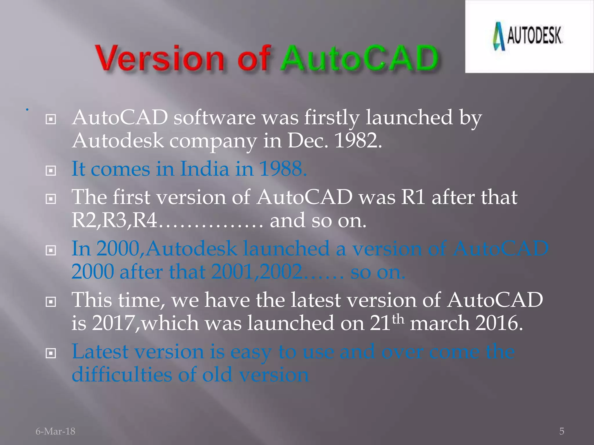 Presentation.pptx auto cad | PPT