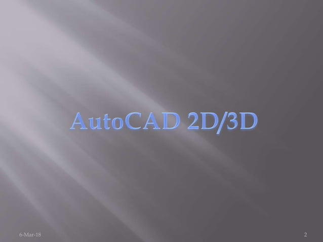Presentation.pptx auto cad | PPT