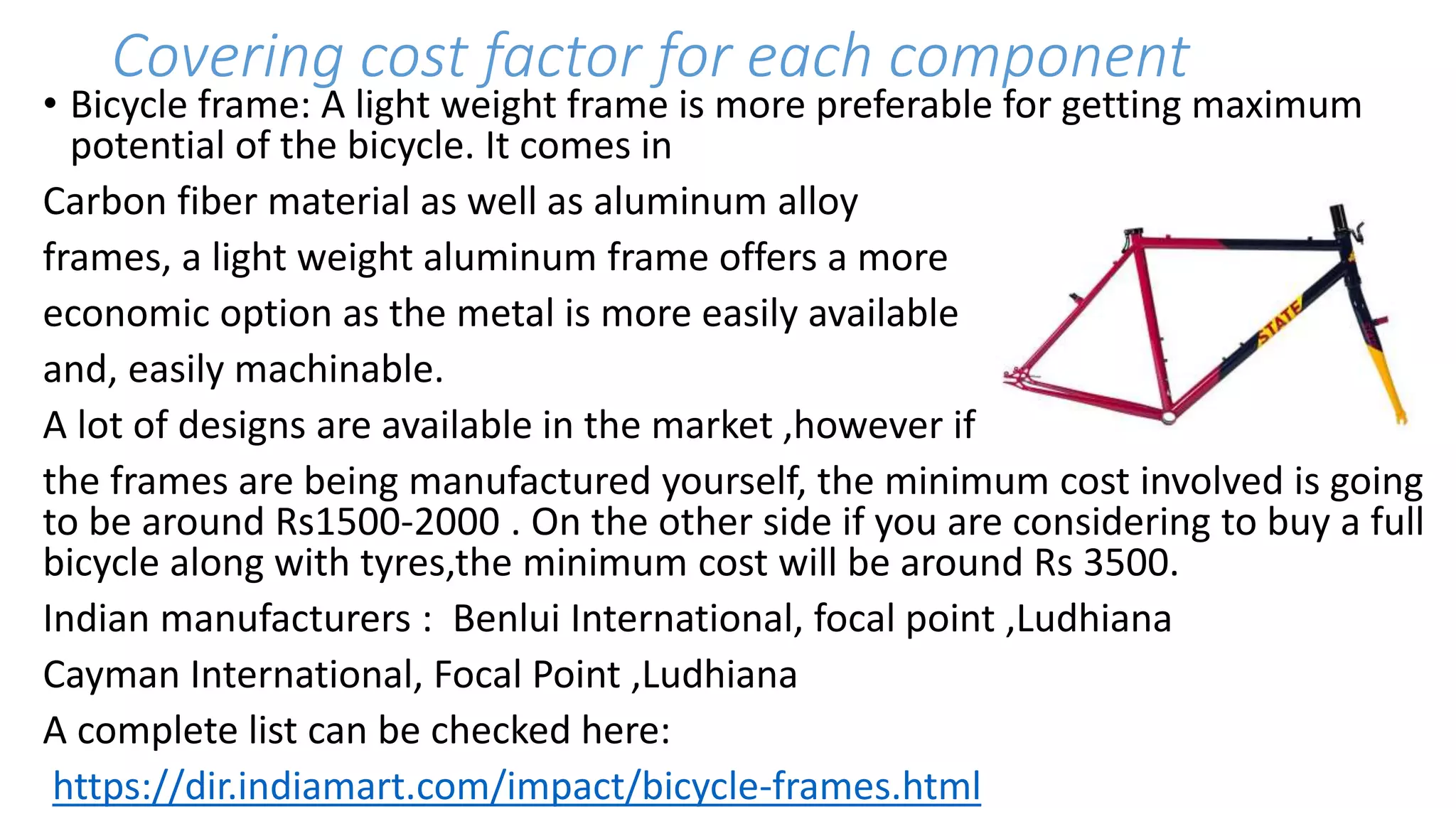 A brief introduction to electric bicycles | PPTX