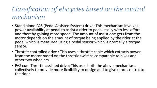A brief introduction to electric bicycles | PPTX | Cycling | Sports