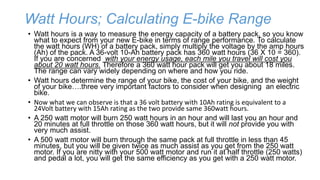 A brief introduction to electric bicycles | PPTX