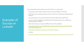 Uses and Benefits of LinkedIn | PPTX