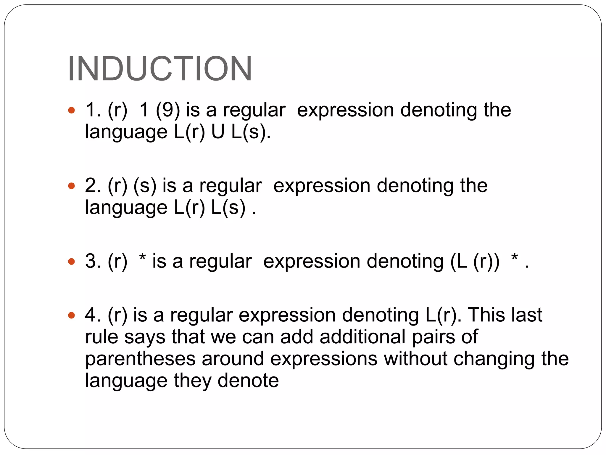 Regular Expression in Compiler design | PPTX
