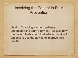 Falls Prevention Program Implementation | PPTX