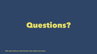 UIKit: style in Swift way | PPT