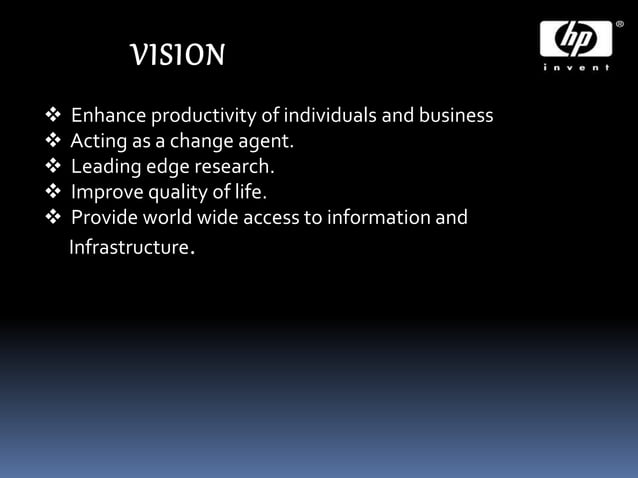 Presentation on hp company | PPTX