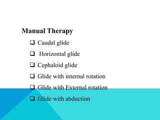 Presentation on frozen shoulder | PPTX