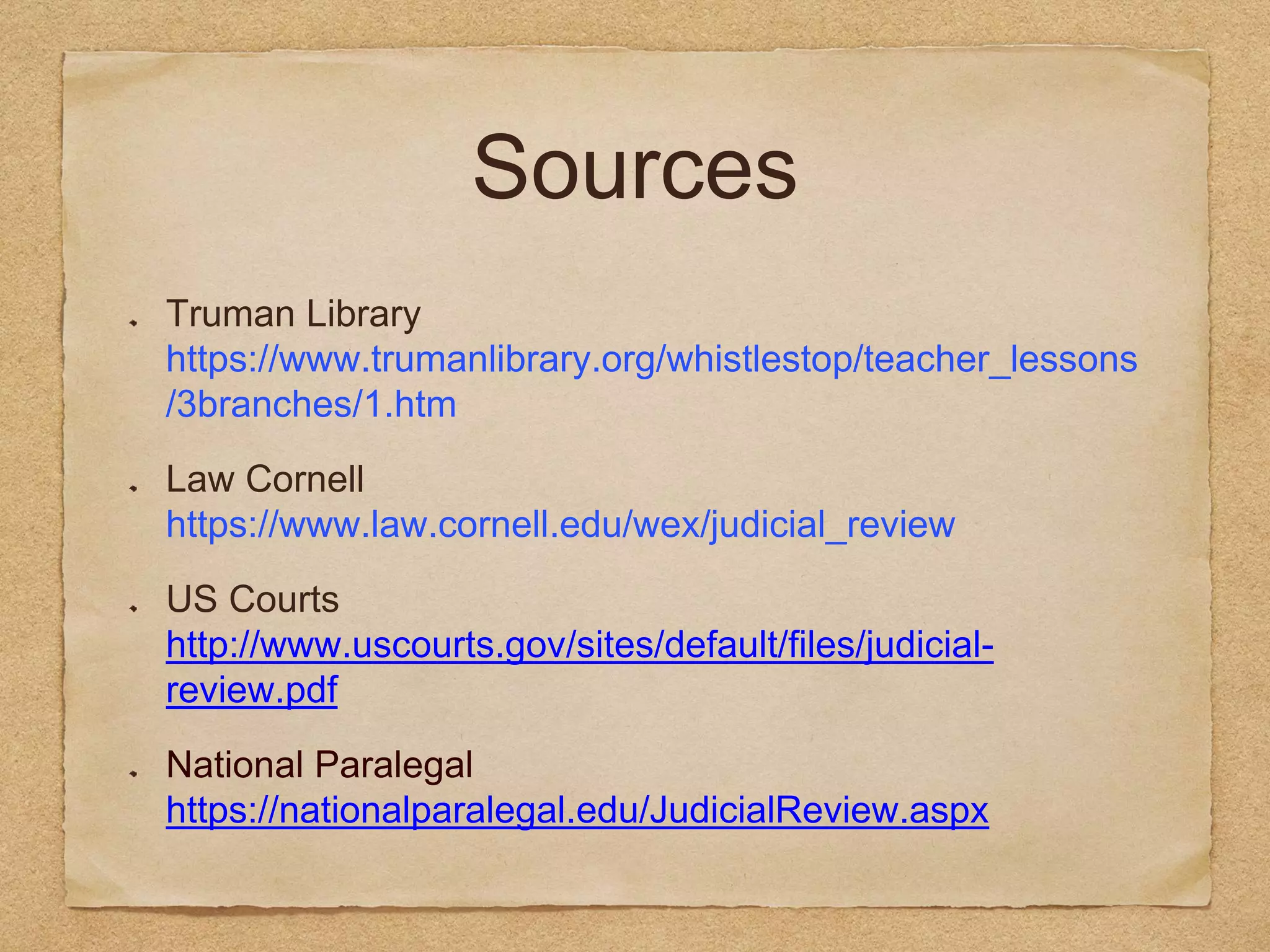 Marbury vs Madison | PPTX