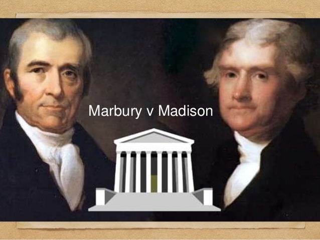 Marbury vs Madison
