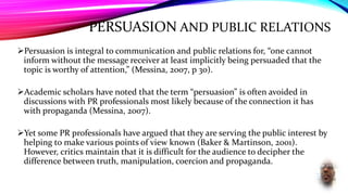 Presentation on Persuasion | PPTX