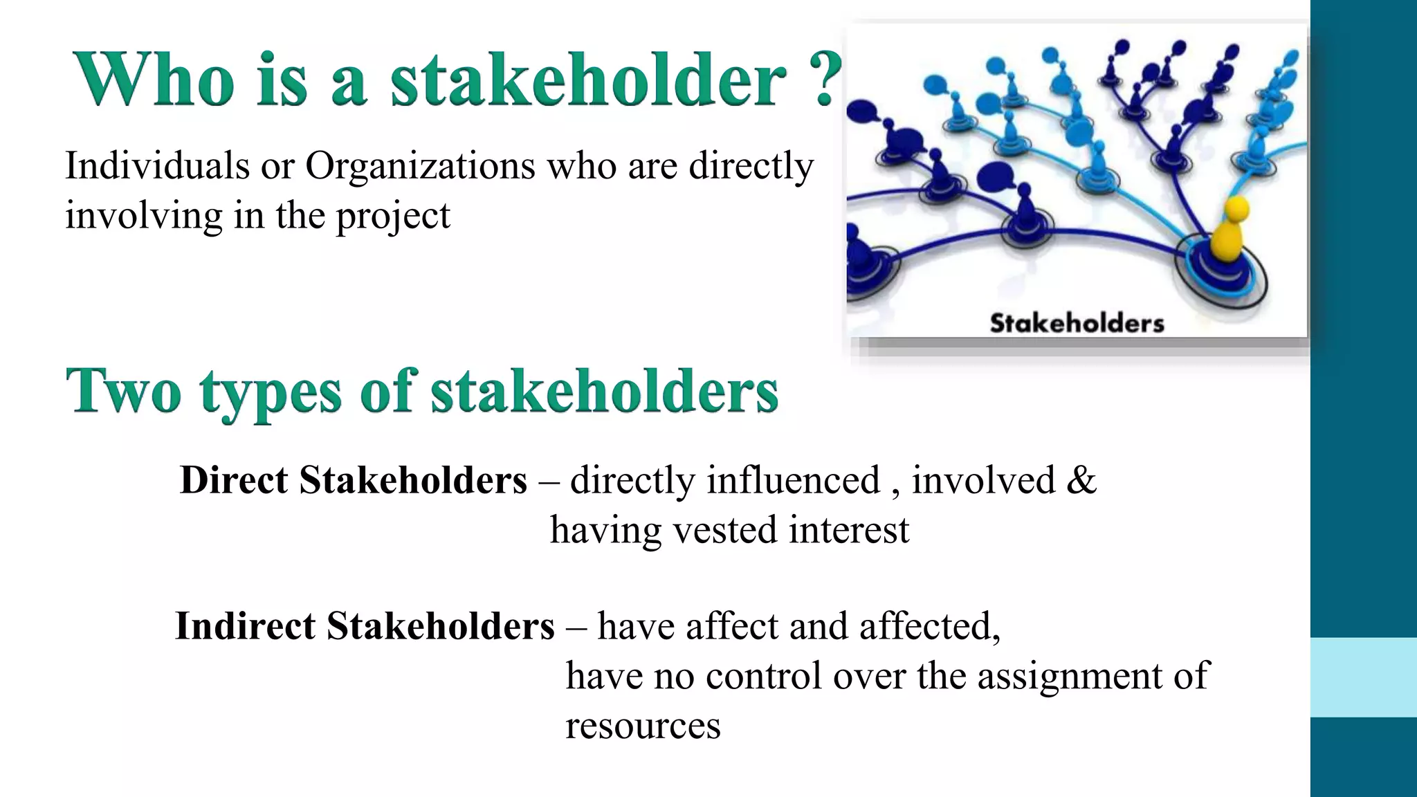 Stakeholder’s Involvement in Construction Industry | PPTX
