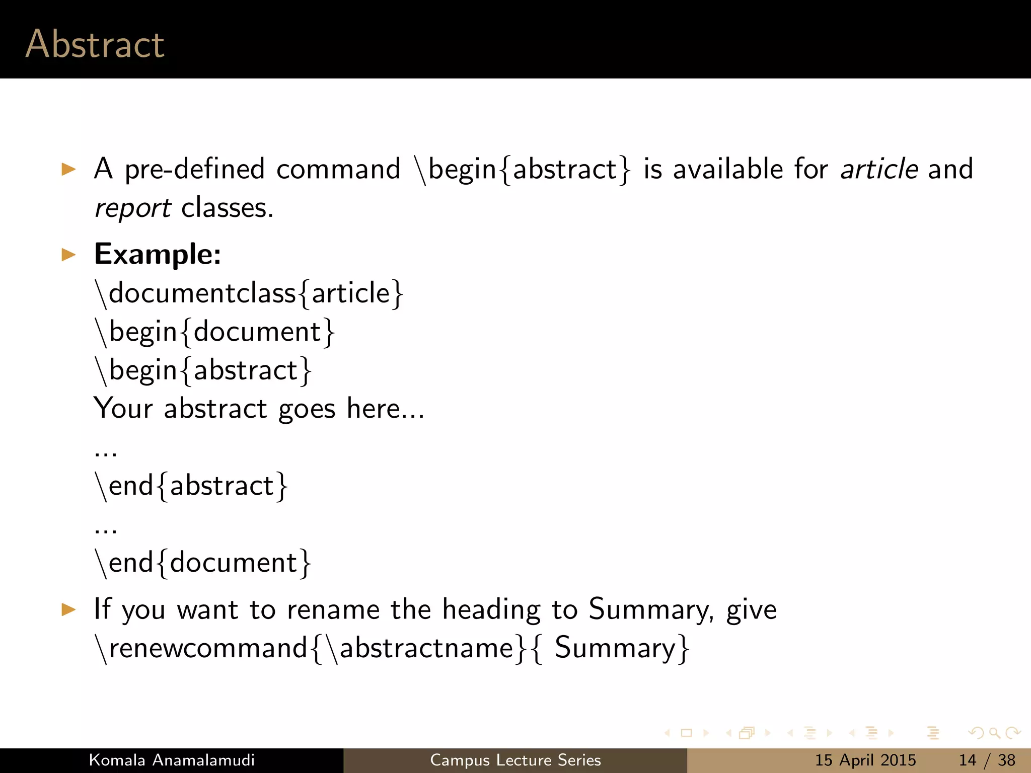 LaTeX-Presentation | PDF