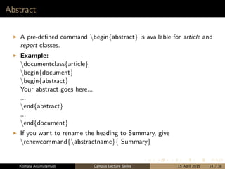 LaTeX-Presentation | PDF