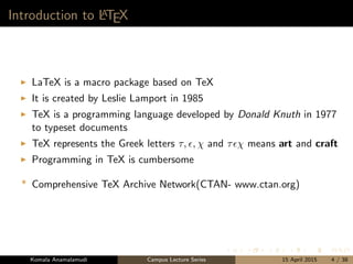 LaTeX-Presentation | PDF