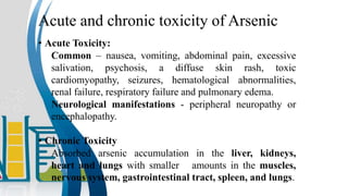 Toxicity of Heavy Metals | PPTX