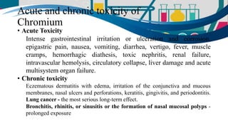 Toxicity of Heavy Metals | PPTX