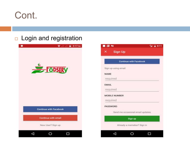 Android Internship report presentation | PPTX