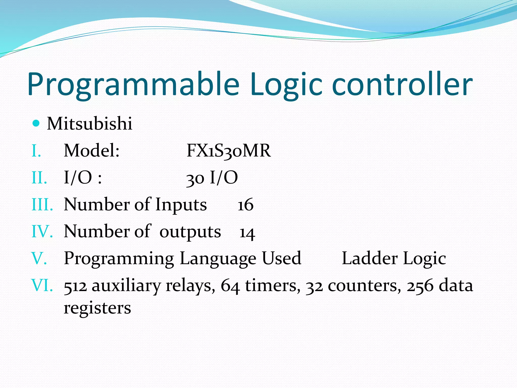 Presentation On PLC Based Automatic Car Wash System | PDF