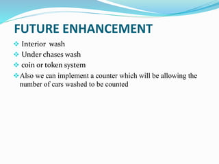 Presentation On PLC Based Automatic Car Wash System | PDF