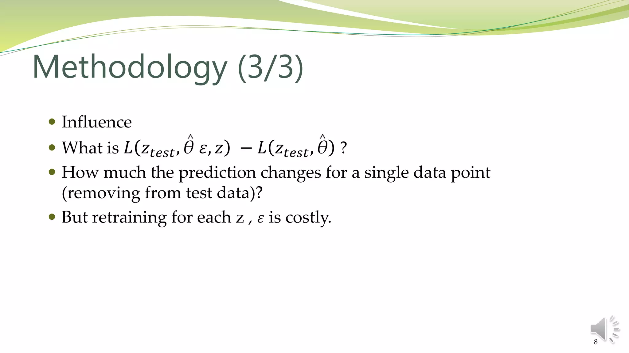 Understanding Black-box Predictions via Influence Functions | PPTX