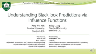 Understanding Black-box Predictions via Influence Functions | PPTX | Computing | Technology ...