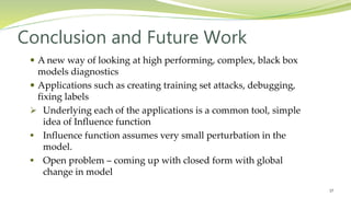 Understanding Black-box Predictions via Influence Functions | PPTX | Computing | Technology ...