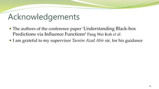 Understanding Black-box Predictions via Influence Functions | PPTX | Computing | Technology ...