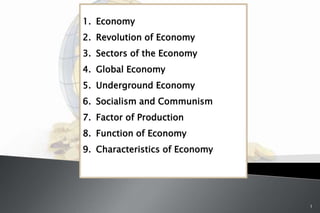 Economy | PPTX