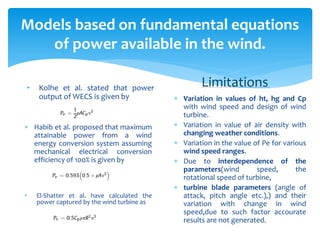 Wind power prediction Techniques | PDF