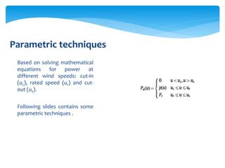 Wind power prediction Techniques | PDF