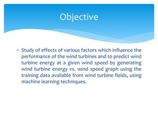 Wind power prediction Techniques | PDF