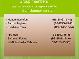 Discourse analysis by Muhammad Irfan Chheena | PPT
