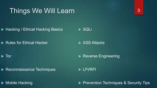 Hacking and Cyber Security. | PPTX