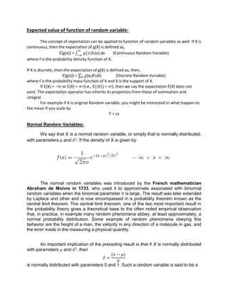 Probability and Statistics | PDF