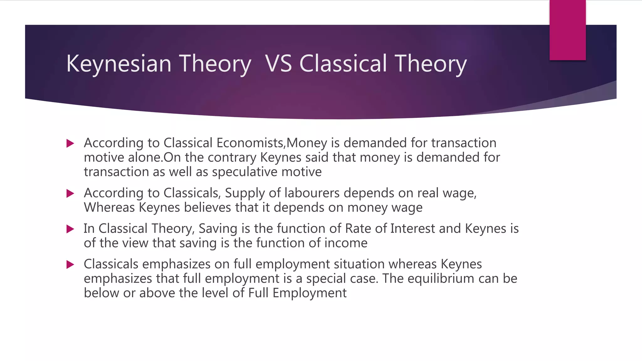 Keynesian theory | PPTX