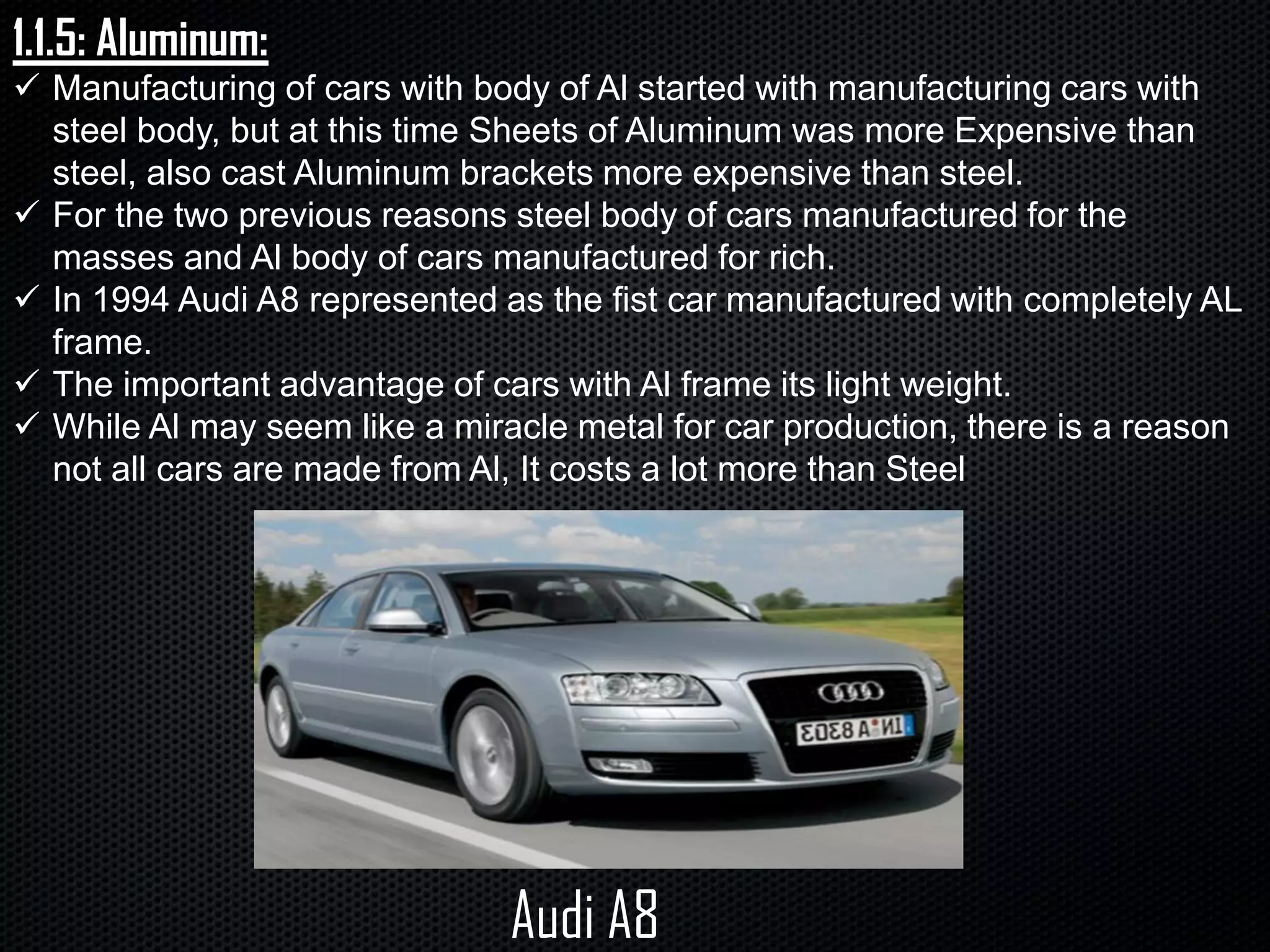 Material selection for automotive frame | PDF
