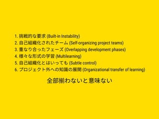 論文紹介: The New New Product Development Game | PDF