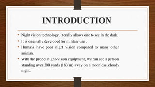 Night Vision Technology | PPTX