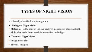 Night Vision Technology | PPTX