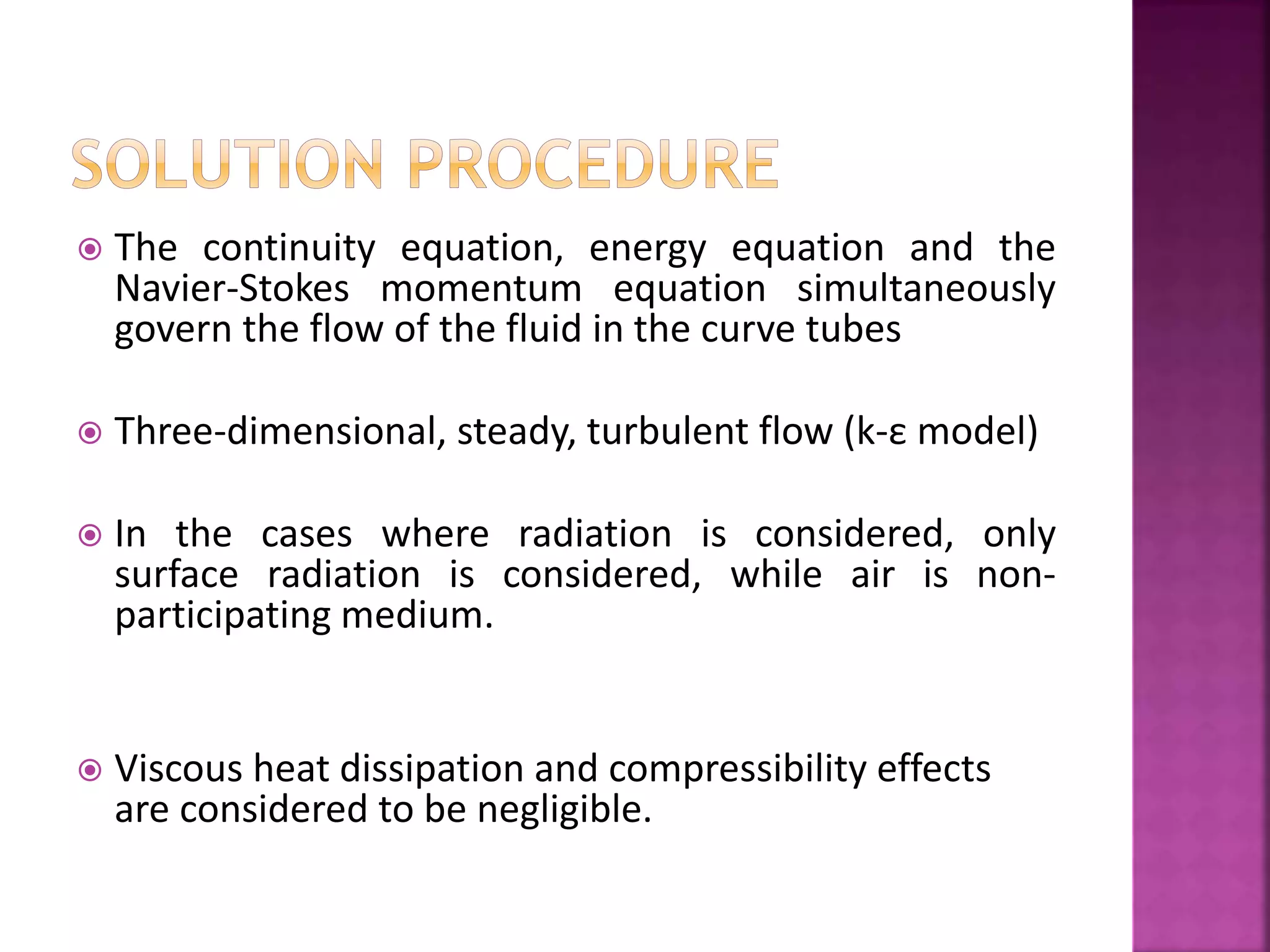 Heat and fluid flow analysis in Cylindrical Solar Cavity Receiver ...