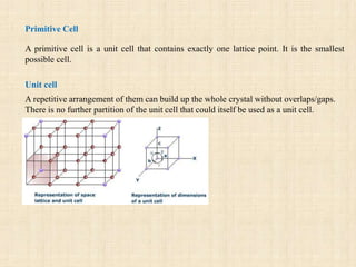 atomic structure and crystal structure & its defects | PPTX