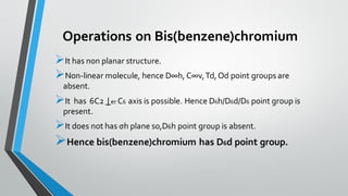 Point Group Borazine and Bis(benzene)chromium | PDF