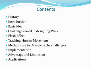 WiVi Technology | PPTX | Technology & Computing