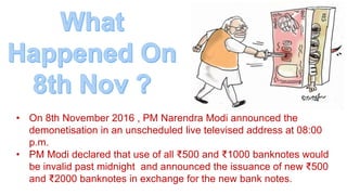 Demonetisation | PPTX